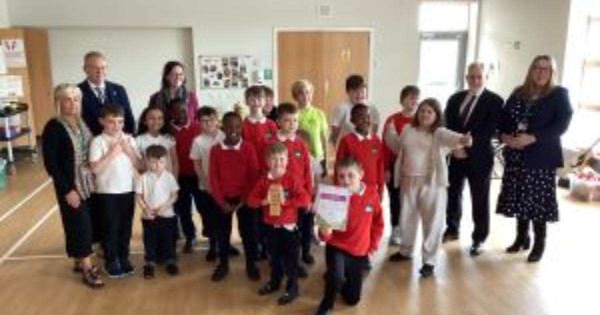 Woodmuir Primary School win inaugural Litter League - West Lothian Council